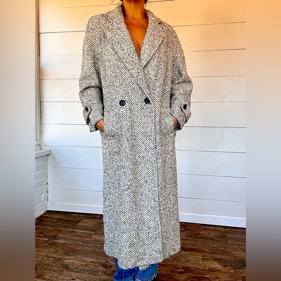 bill blass | Jackets & Coats | Vintage Bill Blass Signature Black White ...